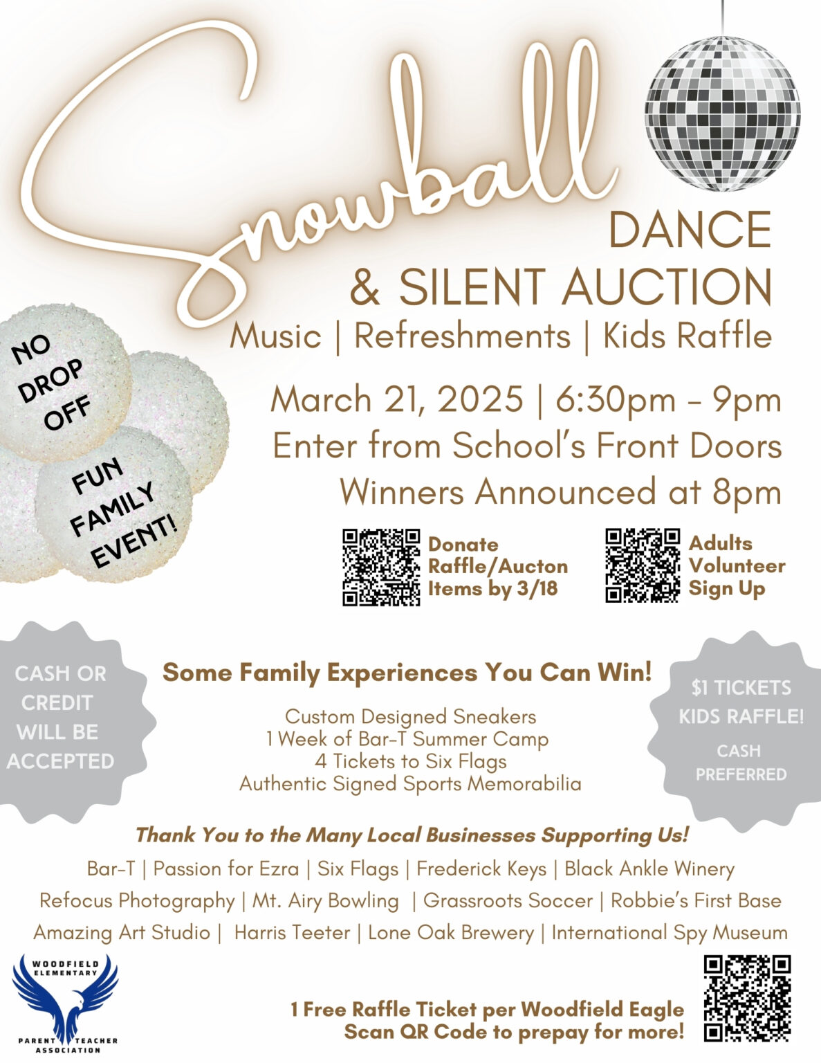 Snowball - Woodfield Elementary Parent Teacher Association